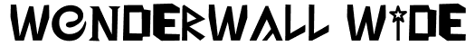 Wonderwall Wide: Free Font Download | MaisFontes