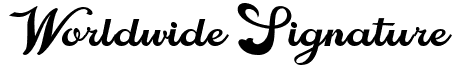 Worldwide Signature: Baixar Fonte Grátis | MaisFontes
