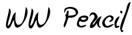 WW Pencil Font: Free Download | MaisFontes