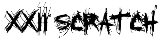 XXII Scratch: Free Font Download | MaisFontes