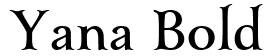 Yana Regular: Download Free Font | MaisFontes