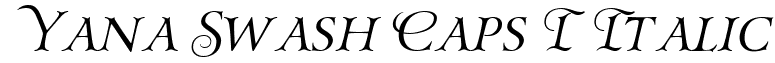 Yana Swash Caps I Italic: Free Font Download | MaisFontes