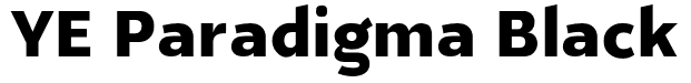 YE Paradigma Black: Free Font Download | MaisFontes