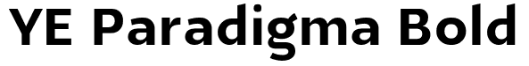 YE Paradigma Bold: Free Font Download | MaisFontes