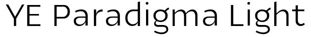 YE Paradigma Light: Download Free Font | MaisFontes