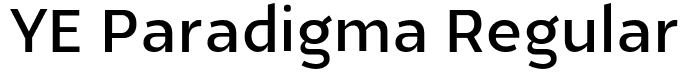 YE Paradigma Regular: Free Font Download | MaisFontes