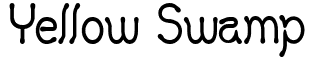 Yellow Swamp Font: Free Download | MaisFontes