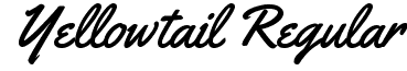 Yellowtail Regular: Download Free Font | MaisFontes