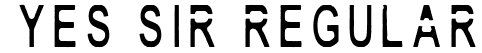 Yes Sir Regular: Descargar Fuente Gratis | MaisFontes