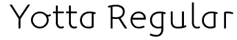 Yotta Regular: Free Font Download | MaisFontes