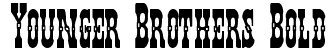 Younger Brothers Bold: Free Font Download | MaisFontes