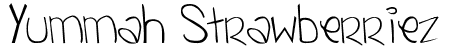 Yummah Strawberriez Font: Free Download | MaisFontes