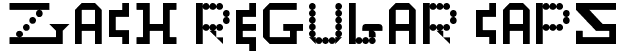 ZACH REGULAR CAPS: Free Font Download | MaisFontes