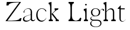 Zack Light: Baixar Fonte Grátis | MaisFontes