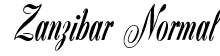 Zanzibar Normal Font: Free Download | MaisFontes