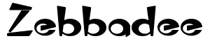 Zebbadee: Baixar Fonte Grátis | MaisFontes