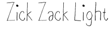 Zick Zack Light: Free Font Download | MaisFontes