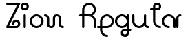 Zion Regular: Free Font Download | MaisFontes