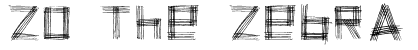 Zo the zebra Font: Free Download | MaisFontes