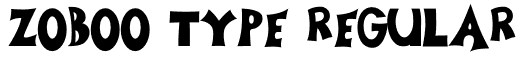 Zoboo Type Regular: Baixar Fonte Grátis | MaisFontes