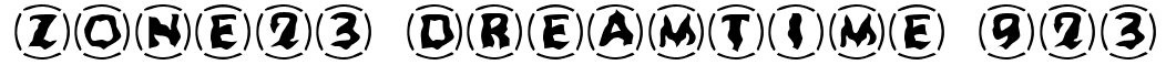 Zone23 Dreamtime 923: Free Font Download | MaisFontes