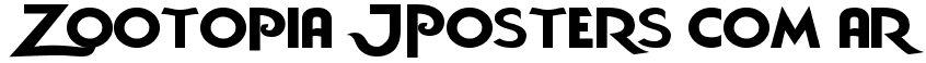 Zootopia JPosters com ar: Free Font Download | MaisFontes