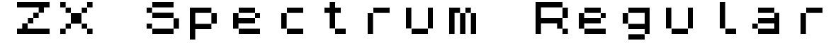 ZX Spectrum Regular Font: Free Download | MaisFontes