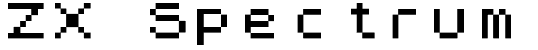 ZX Spectrum: Free Font Download | MaisFontes