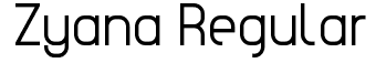 Zyana Regular: Baixar Fonte Grátis | MaisFontes